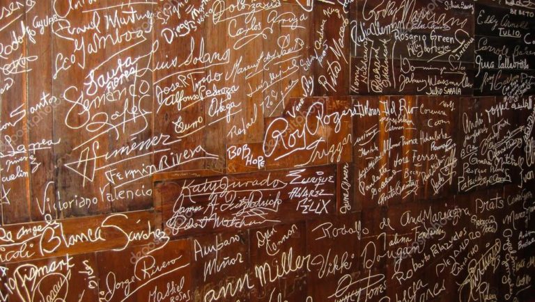 wall signatures - Sosthène